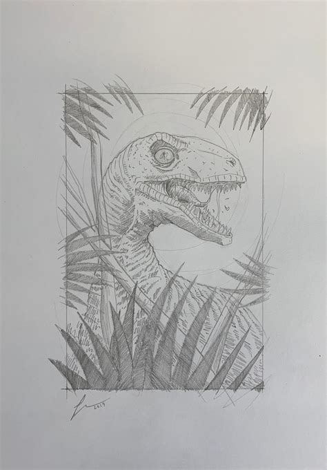 Jurassic Park Drawing