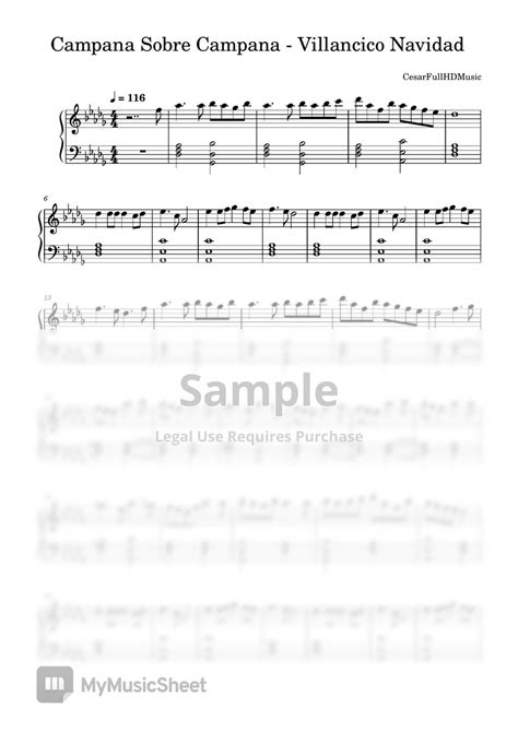 Campana Sobre Campana Sheet Music