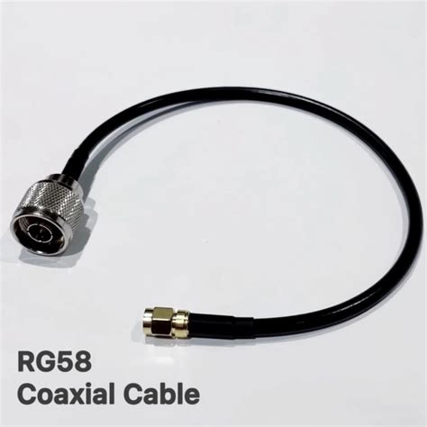 Coaxial Cable Rg58 Rg58u Rf Cable With Sma Plug