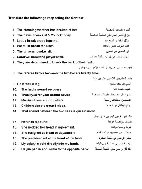 Activity 01 Polysemy Pdf