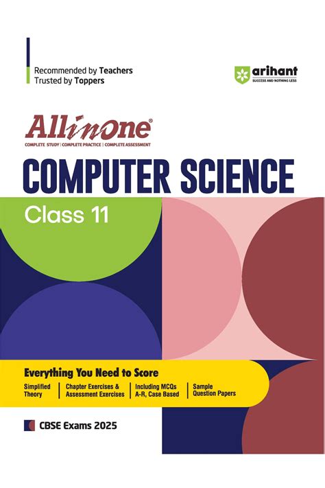 Class 11 Cbse All In One Computer Science 2025 Arihant Publicat