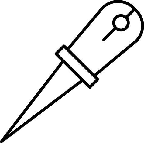 Awl Line Icon 36736709 Vector Art At Vecteezy