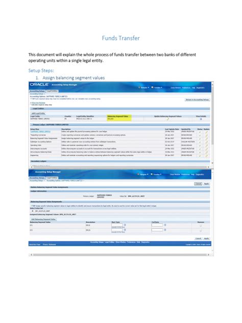 Fund Transfer Process In R12 Pdf