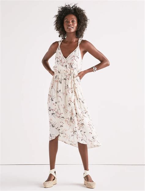 Floral Wrap Dress Lucky Brand