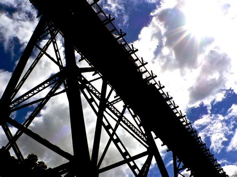 무료 이미지 구름 하늘 휴양 관람차 놀이 공원 롤러 코스터 Stennercreekbridge 정신적 장애