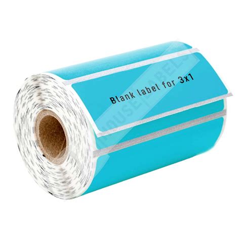 Buy Zebra Direct Thermal Labels 3x1core In Blue Color