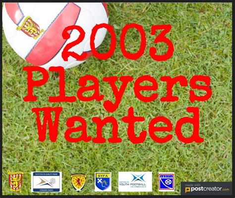 Formartine Utd U16 2003 Players Wanted Tarves