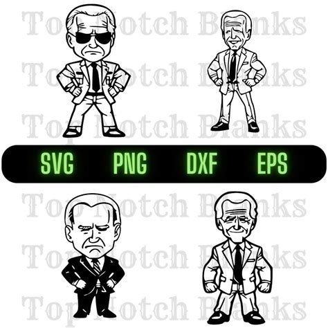 Joe Biden Svg Cartoon Biden Png Bad Ass Biden Clipart Little Biden