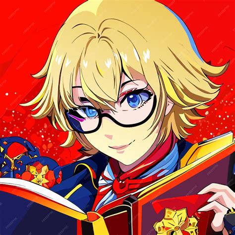 Premium Vector Anime Book Manga Glasses Vector Illustration