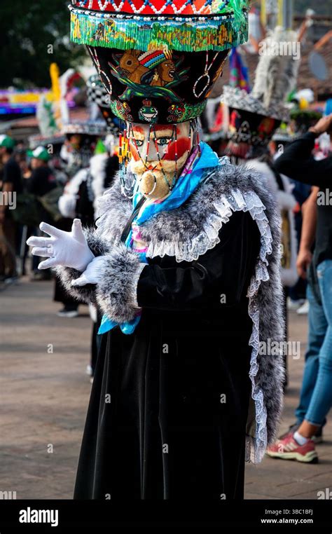Tepoztlan Morelos Mexico March 2025 The Chinelos Of Tepoztlan