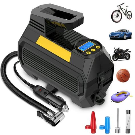 Portable Car Tire Inflator 12v Dc Air Compressor With Digital Display