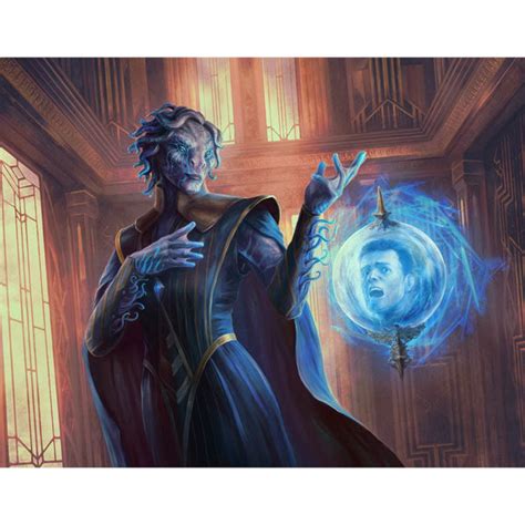 Streets Of New Capenna Tagged Cephalid Wizard Original Magic Art