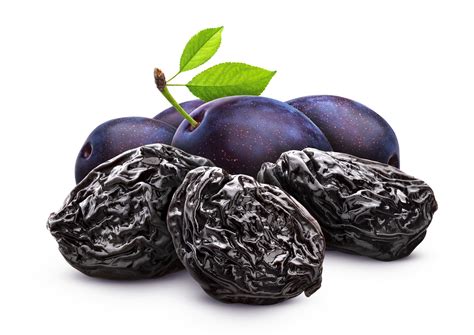 Premium Photo Dry Prunes Isolated On White