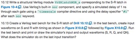 Solved Write A Structural Verilog Module Chegg Com