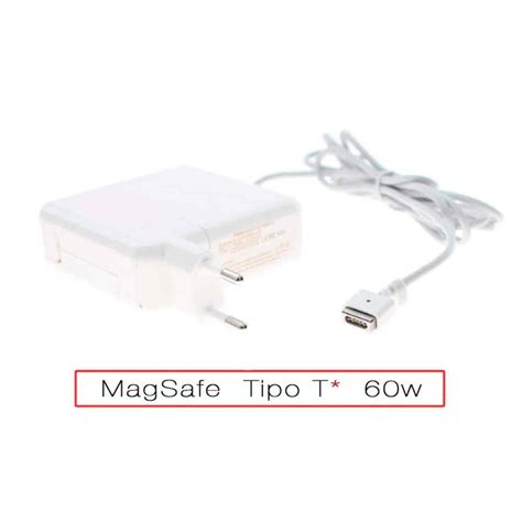 White Watt Charger With T Port For The Macbook Pro Inches