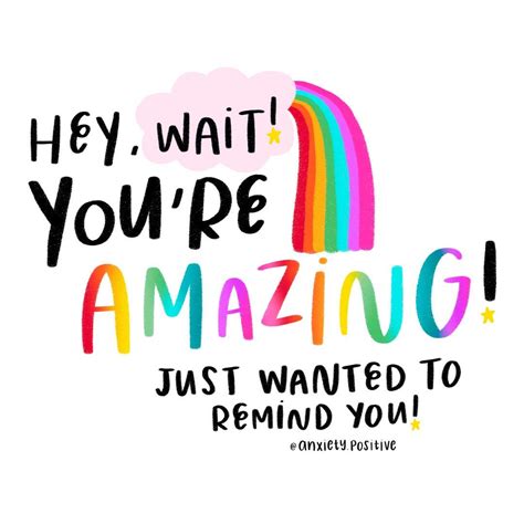 Youre Amazing Print Etsy Uk Encouragement Quotes Daily