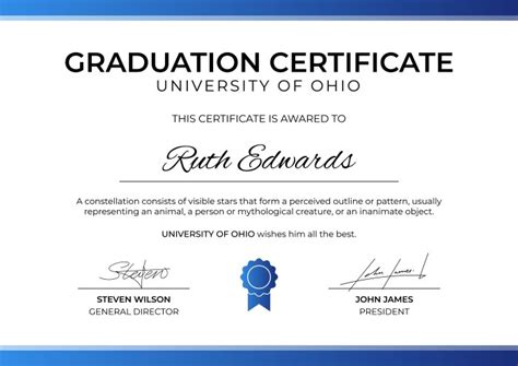 Free Graduation Certificate Templates I Wepik