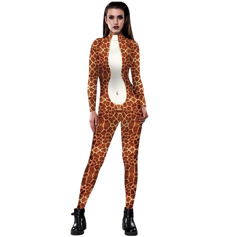 Jjeuwe Womens Halloween Costume Cosplay Bodysuit 3d Skinny Stretch