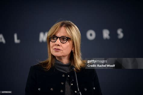 Mary Barra Chairman And Ceo Of General Motors Speaks During A News
