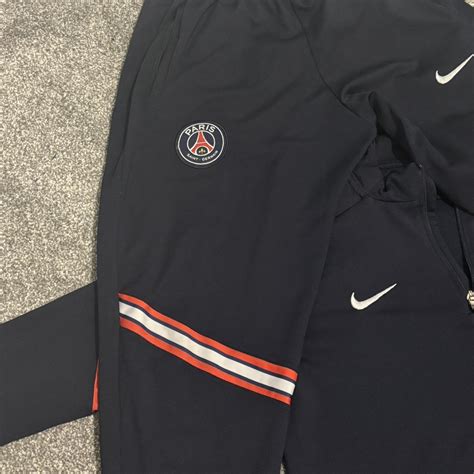 Nike X Psg Tracksuit Small New Psg Tracksuit Nike Depop