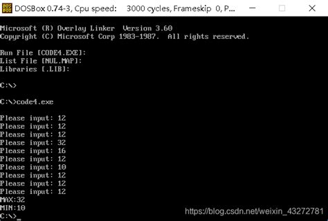 汇编语言——《分支与循环程序设计》实验报告a根据实验讲义中“基础知识”一部分中第3点“分支、循环结构对应的汇编翻译伪代 Csdn博客