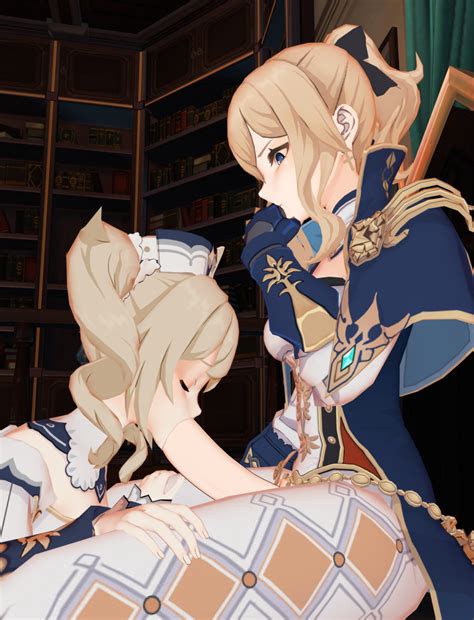 Rule 34 1futa 1girls 3d Barbara Genshin Impact Blowjob Clothed Clothing Duo Fellatio Female