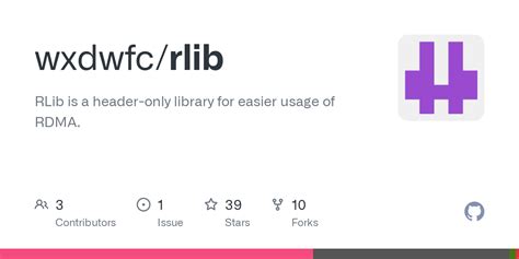 Github Wxdwfcrlib Rlib Is A Header Only Library For Easier Usage Of Rdma