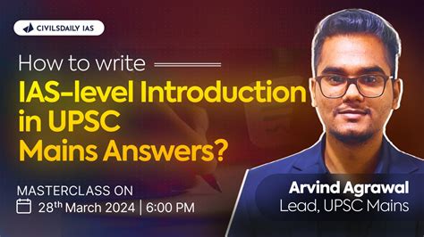 How To Write Topper Level Introductions To Upsc Mains Answers Civilsdaily