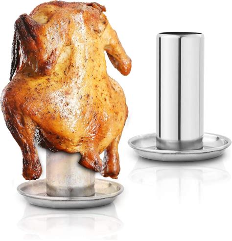 2 Packs Beer Can Chicken Holder For Grill Oven Smoker