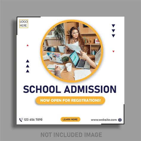 Premium Vector E Learning Social Media Post Template