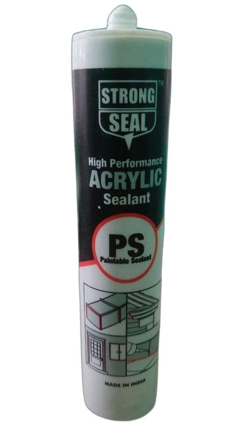 White Black Strong Seal Acrylic Silicone Sealant At ₹ 85 Bottle In New