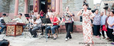 The Temple Fair In Chinese Village Dreamstime