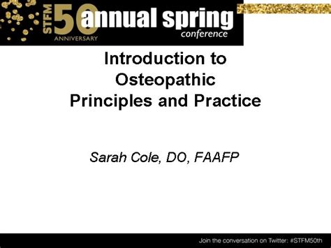 Introduction To Osteopathic Principles And Practice Sarah Cole
