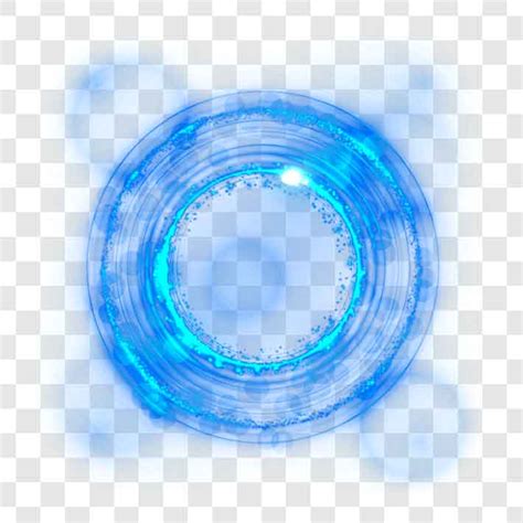 Blue Circle Light Image