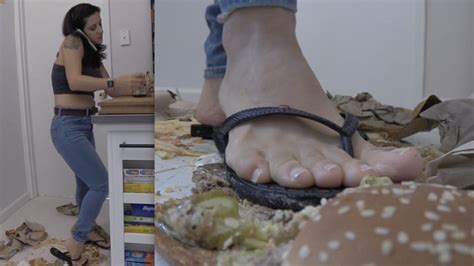 Casual Crush Jamie Daniels Foot Crush Foot Fetish Flip Flops Wmv
