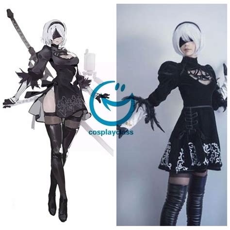 Nierautomata 2b Yorha No2 Type B Cosplay Costume Revealing Outfit