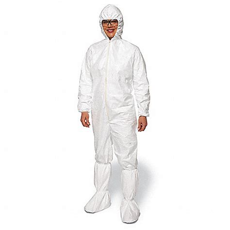 Dupont Overol Desechable Con Capucha Tyvek® Isoclean® Blanco Talla M