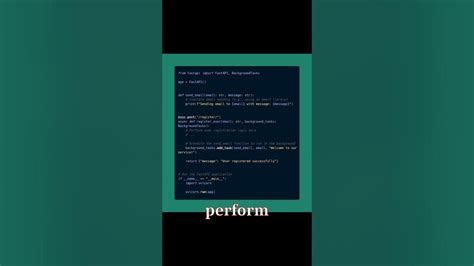 Fastapi Trick Using Backgroundtasks For Post Response Processing Youtube
