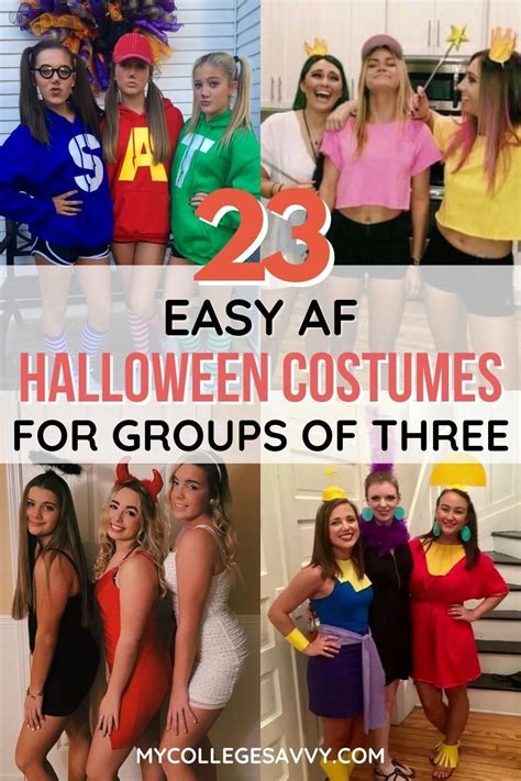 23 Creative Trio Halloween Costumes For College Girls Group Halloween