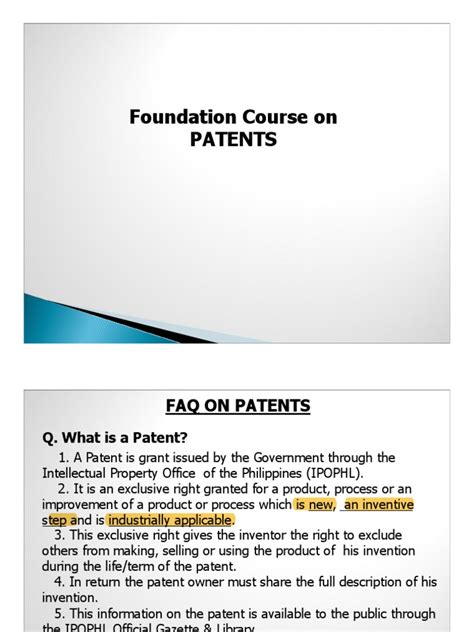 Patents Ppt 1lecture 2 Compatibility Mode Pdf Patent Patent