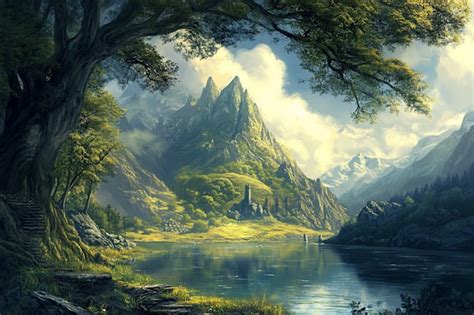Design An Concept Fantasy Art Landscape Illustration By Jaidenkolb Fiverr