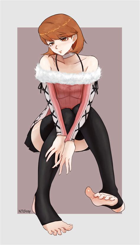 N7grey Takeba Yukari Persona Persona 3 Persona 3 Reload Highres 1girl Artist Name Bare