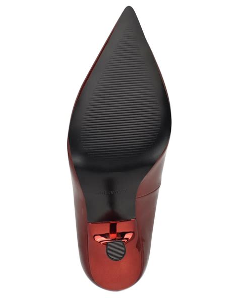 Nine West Korela Pointy Toe Slip On Dress Pumps In Red Lyst