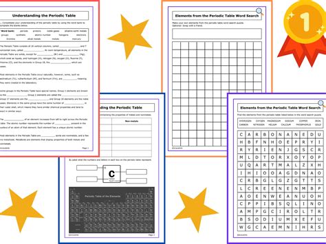 Worksheet Periodic Table Puzzles Solution To Table On Worksheet