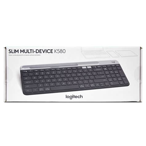Logitech K580 Slim Multi Device Wireless Keyboard Graphite 920 009210 Au