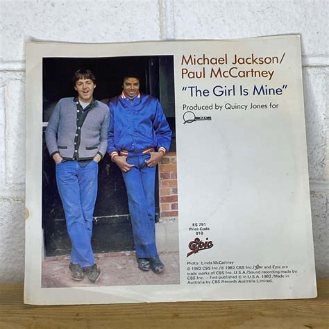 Michael Jacksonpaul Mccartney “the Girl Is Mine” Records Used Very