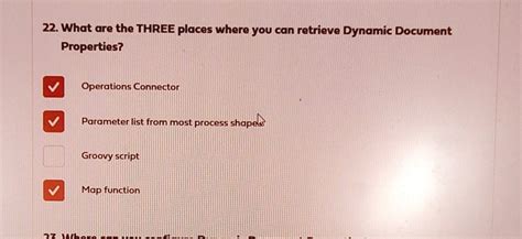 Solved In Dell Boomi 22 What Are The Three Places Where You Can