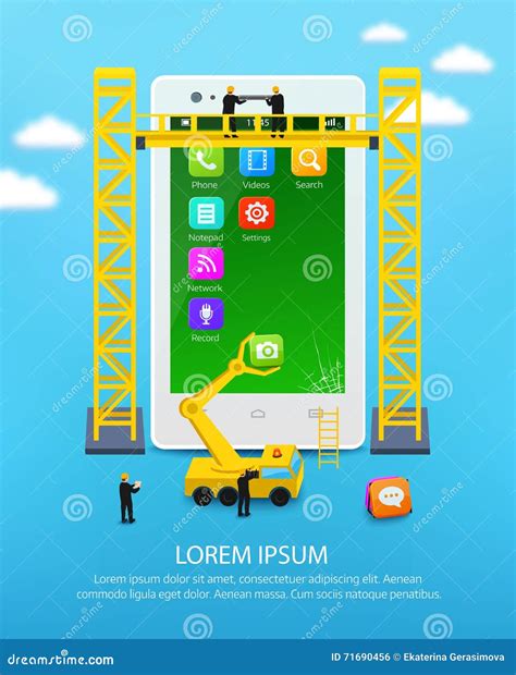 Construction Mobile Phone Smartphone User Interface Engineering And