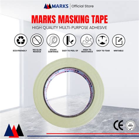 Jual Marks Ol Masking Tape 18 Mm X 50 M Yelllow Kota Tangerang Selatan Marks Official
