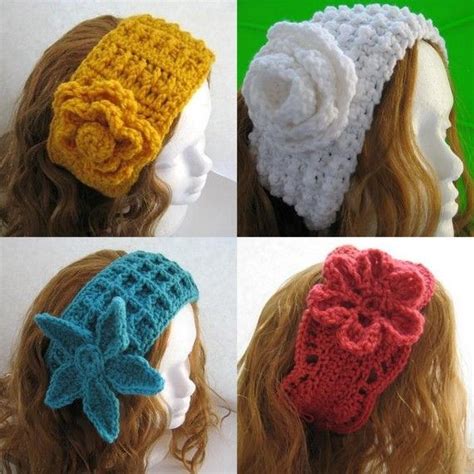 Free Crochet Head Warmer Pattern Crochet Pattern For Ear Warmers By
